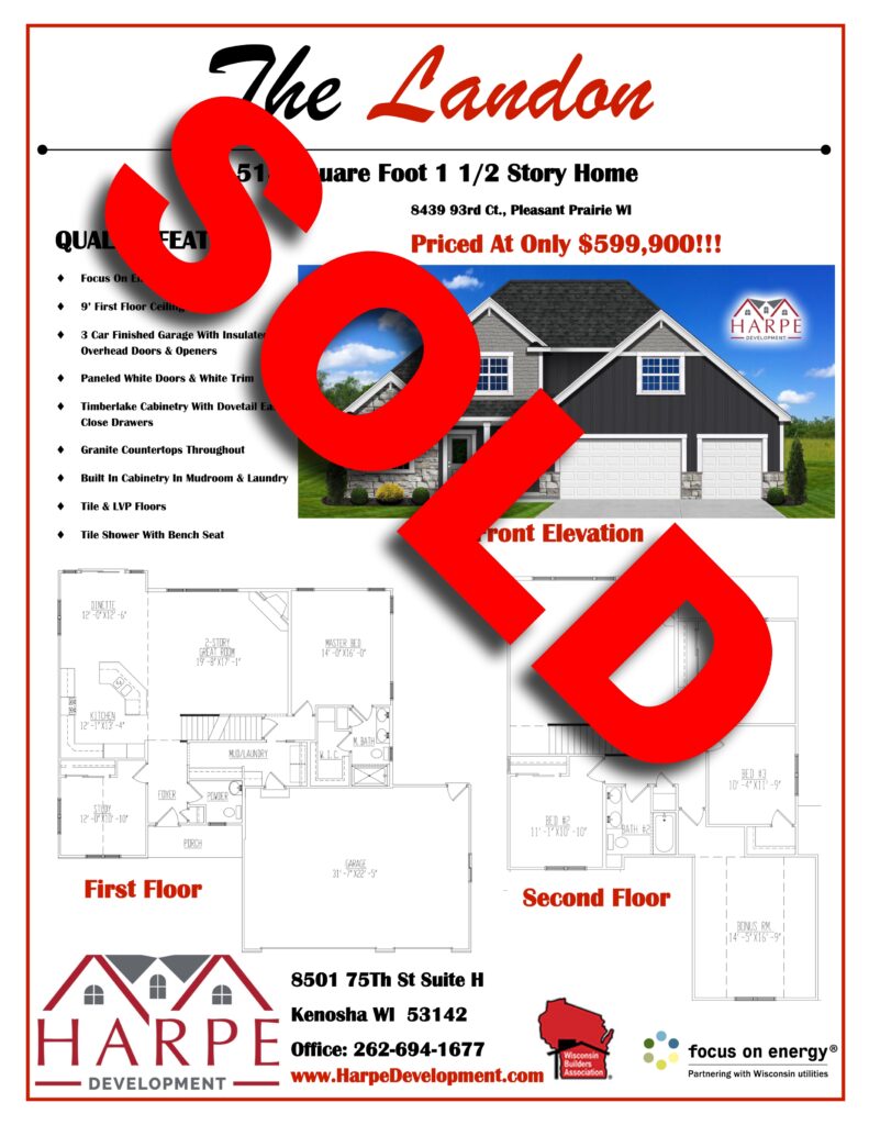 Harpe Development | New Homes For Sale | SE Wisconsin