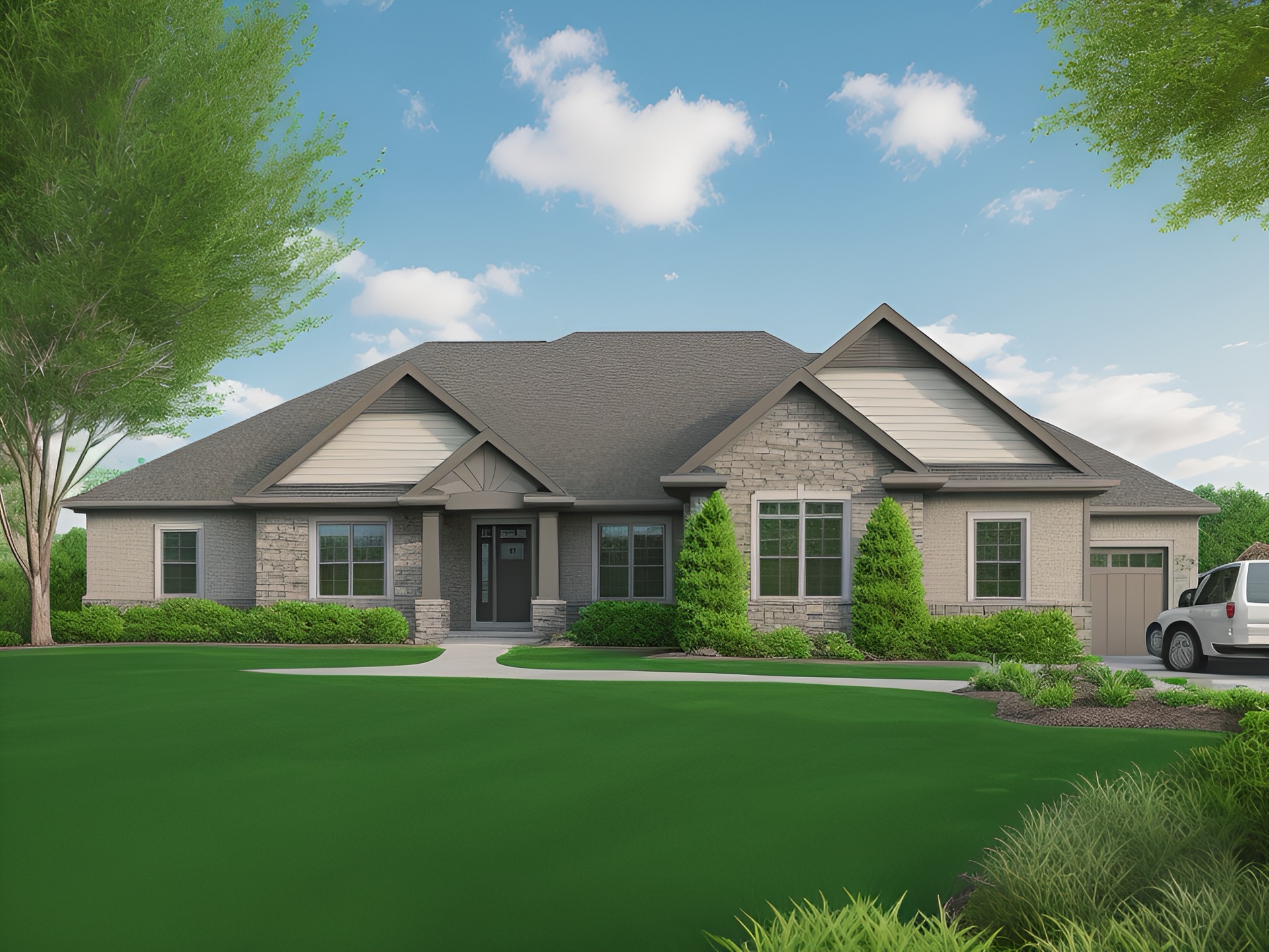 Custom Ranch Home Galleries | Harpe Development