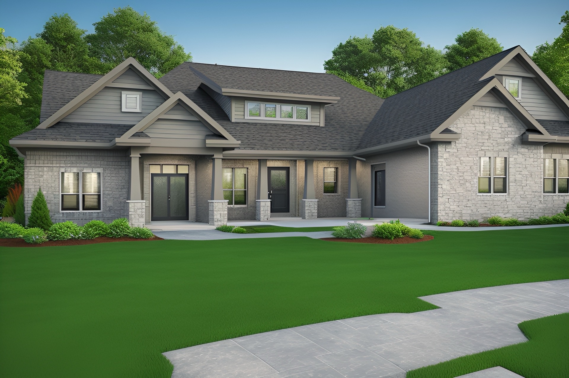 Custom Ranch Home Galleries | Harpe Development